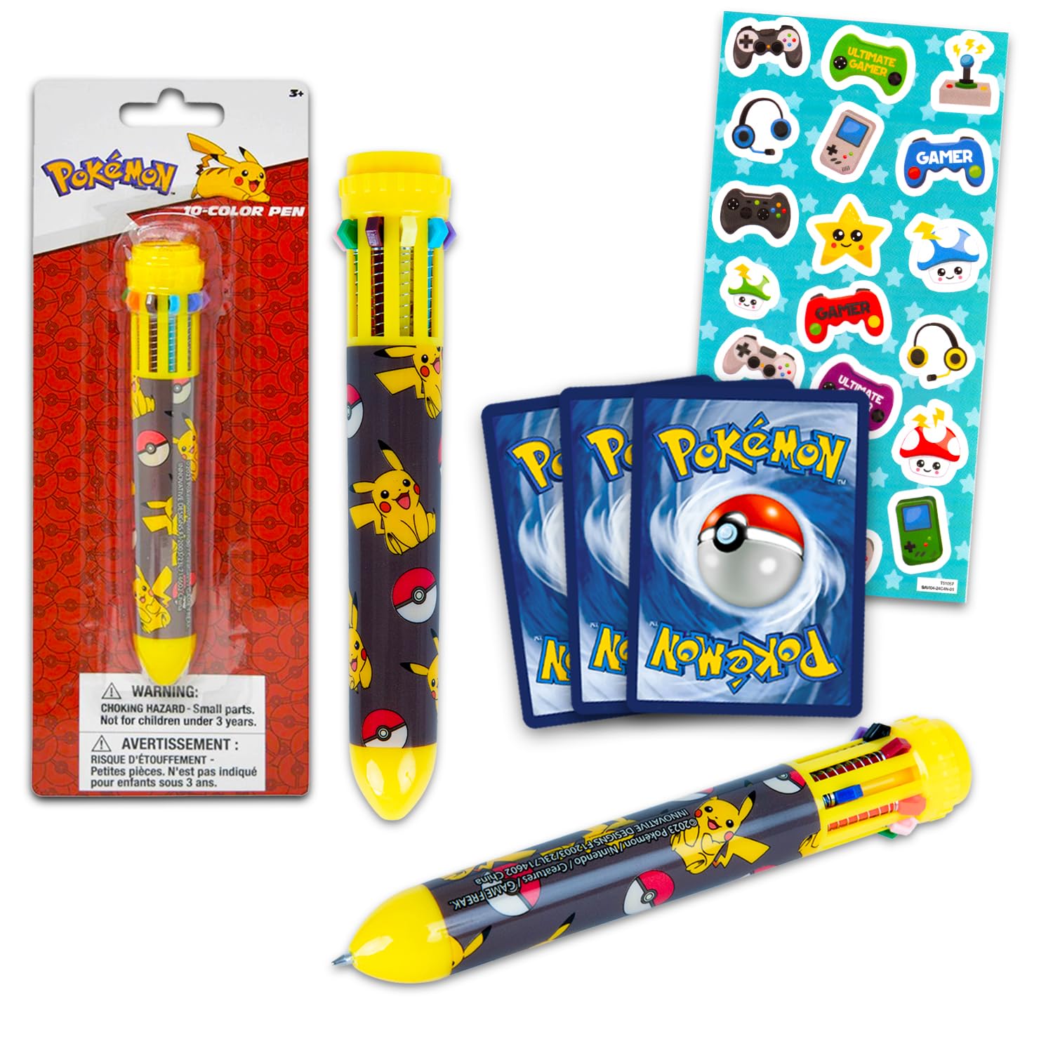 Pokemon Pen Set 10 Color In One Pokemon Ballpoint Pen | Desertcart INDIA