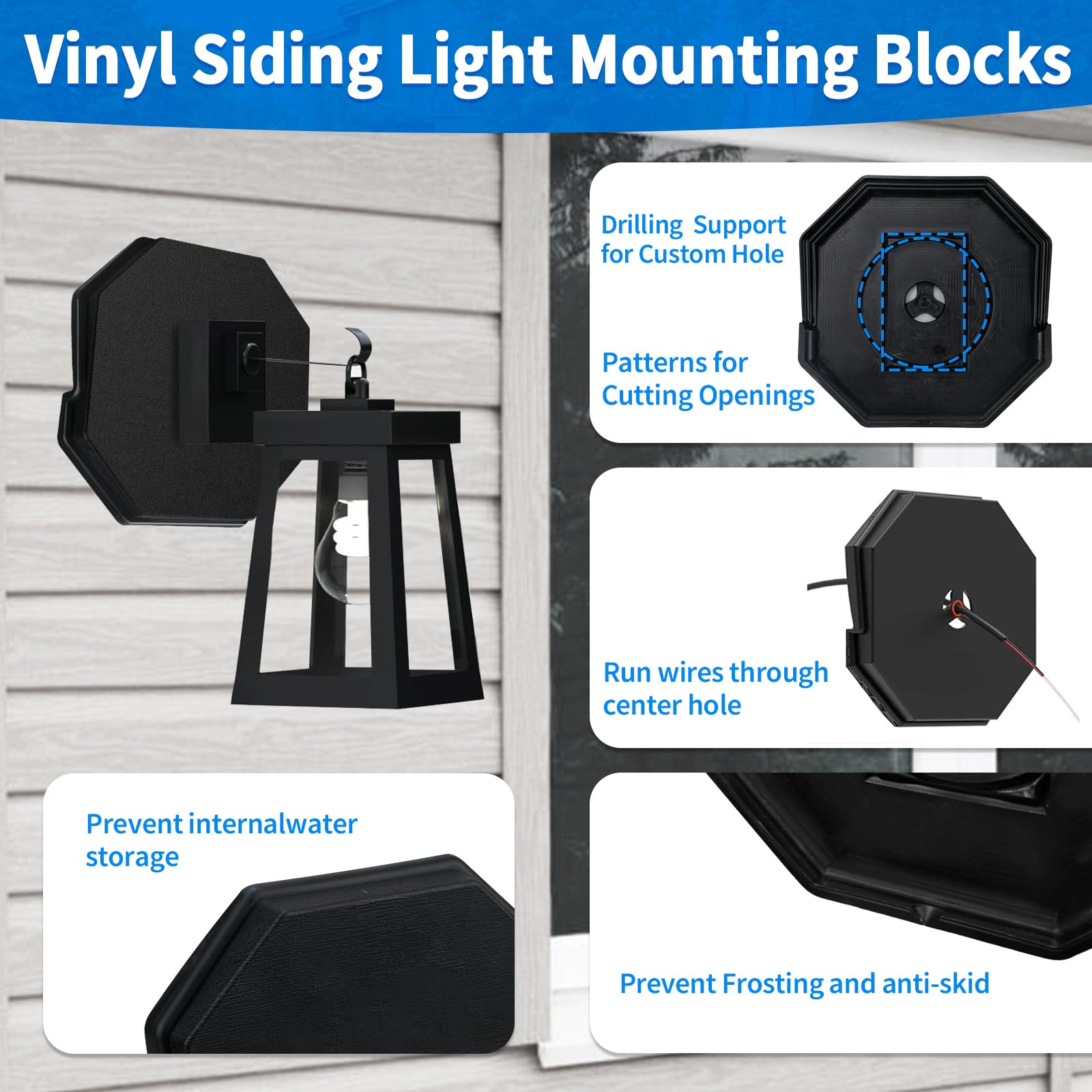Snapklik.com : Vinyl Siding Mounting Blocks, Sidings Mountings Block ...