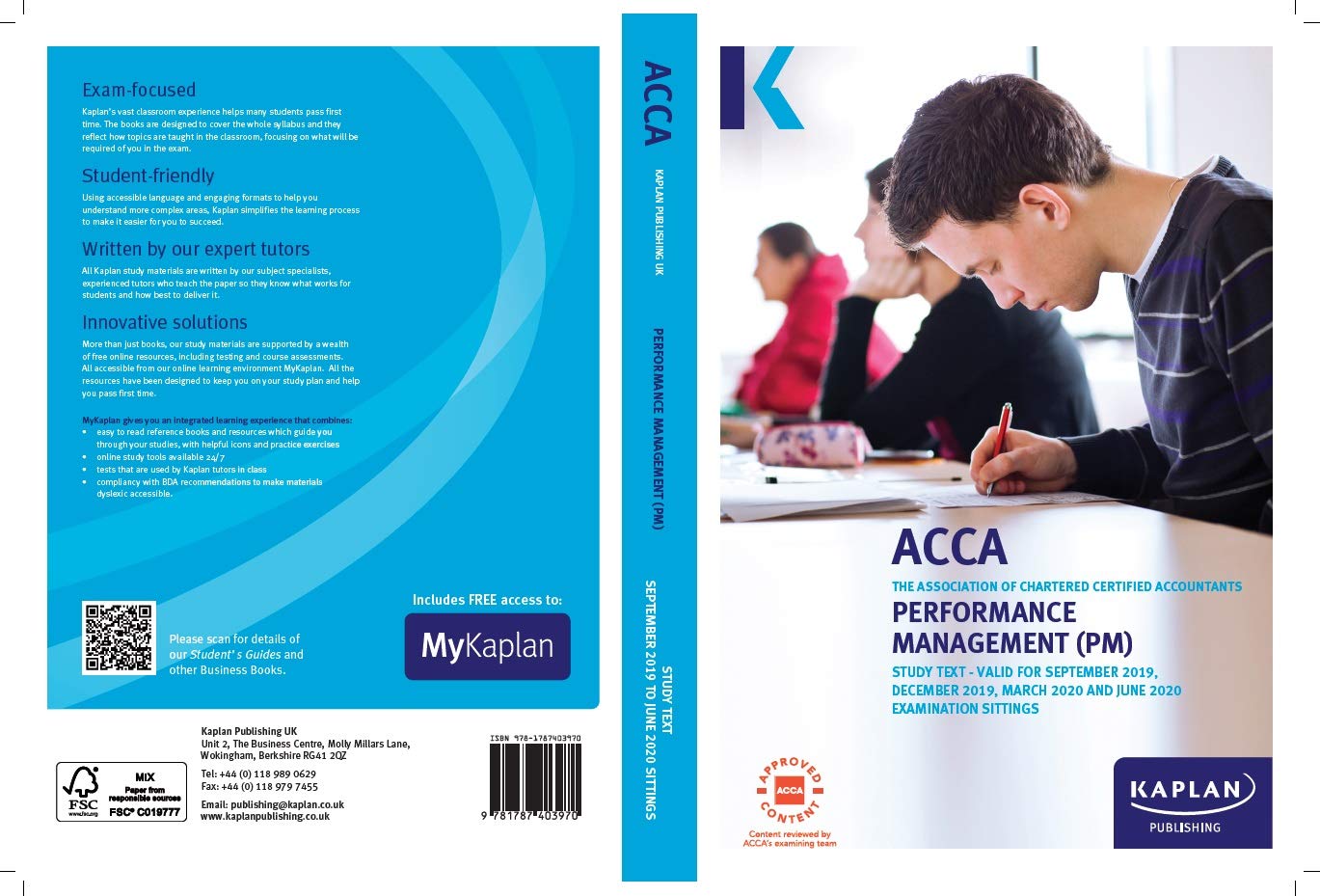 Buy PERFORMANCE MANAGEMENT - STUDY TEXT (Kaplan Approved Acca) Book ...