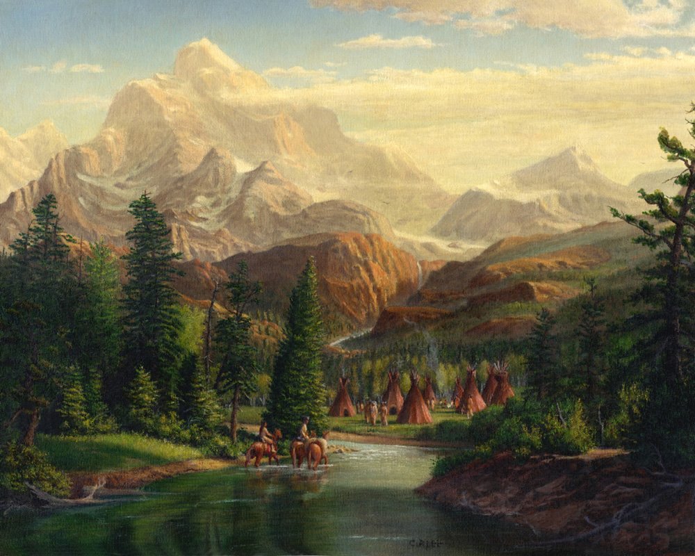 Native American Landscape Photography Northern Plains Native Americans
