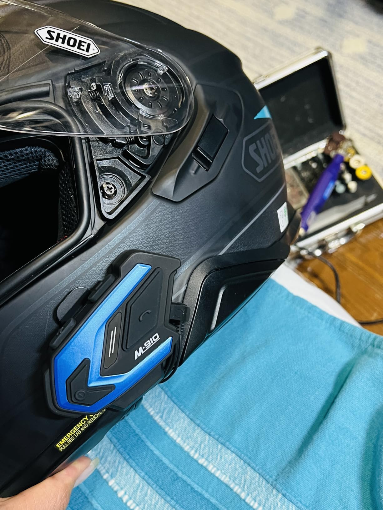 Amazon.co.jp: WAYXIN M910インカム最大6人が同時に通話 音楽ながら通話 できるバイク インカム【ナビ放送と音声会話を ...