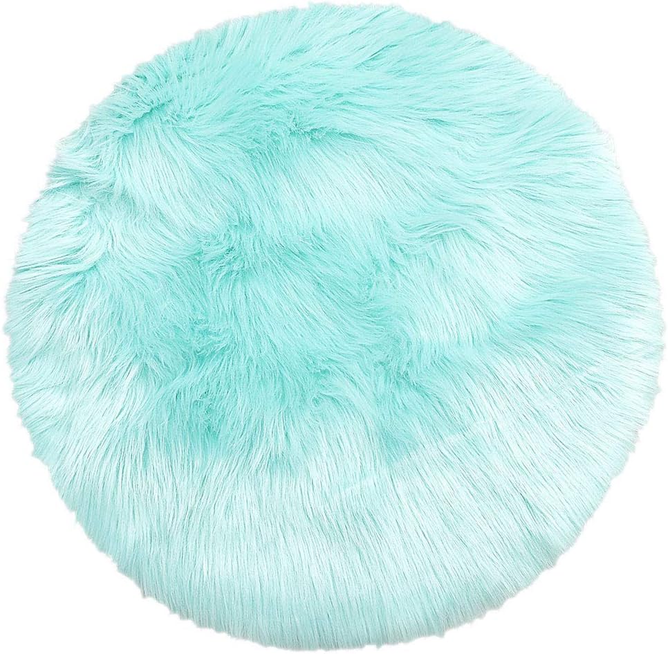 Amazon.com: PiccoCasa Faux Sheepskin Area Rug Indoor Soft Fluff Carpet ...