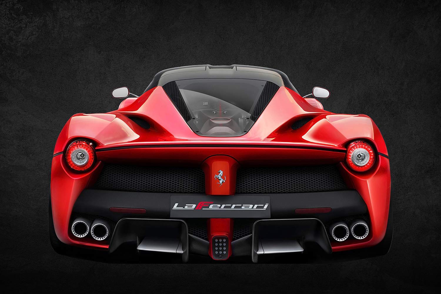 Amazon.com: Canvas Art Print of FERRARI LaFERRARI - Fine Art Giclee ...