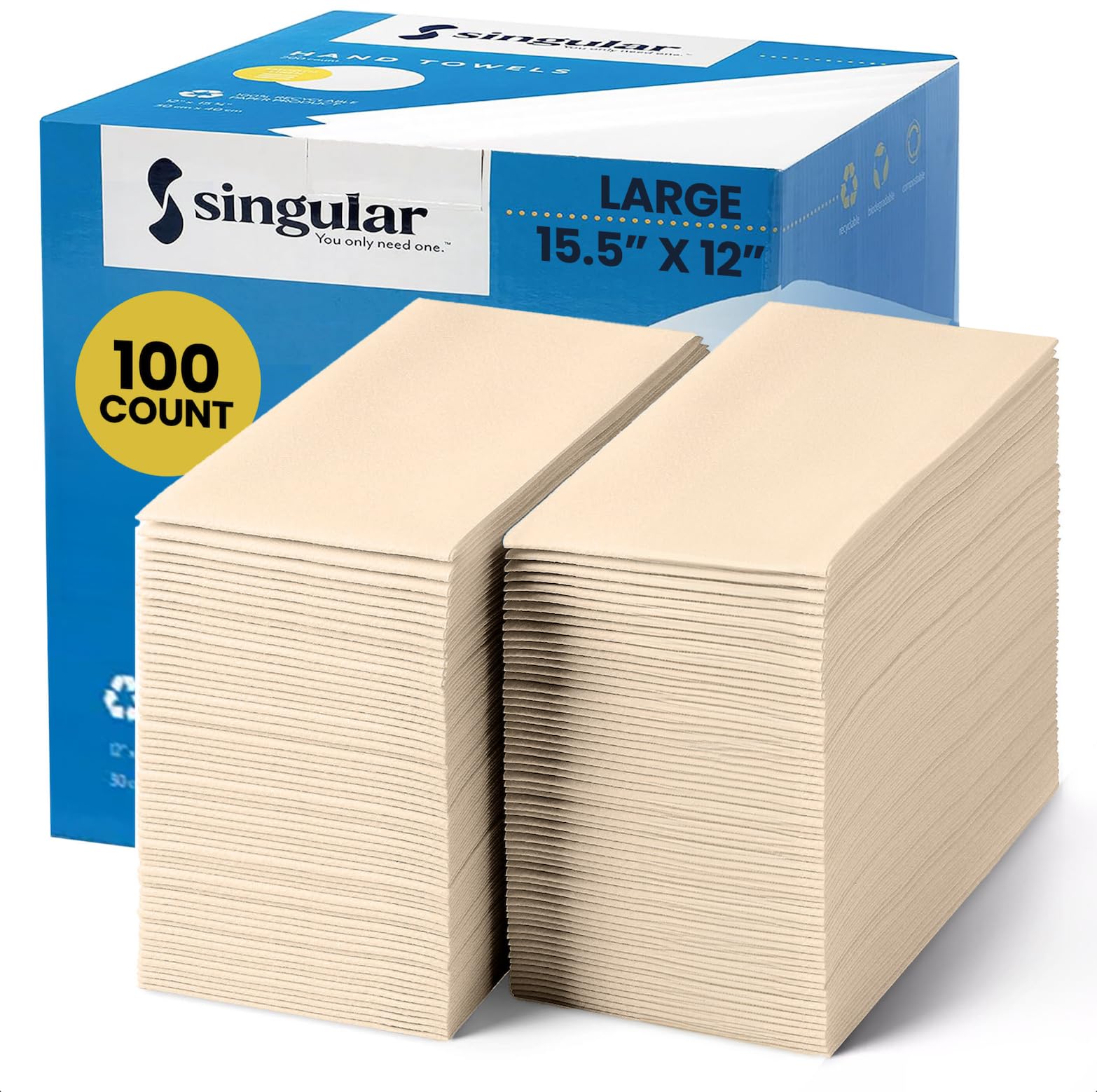 Amazon.com: AH AMERICAN HOMESTEAD Disposable Paper Hand Towels for ...