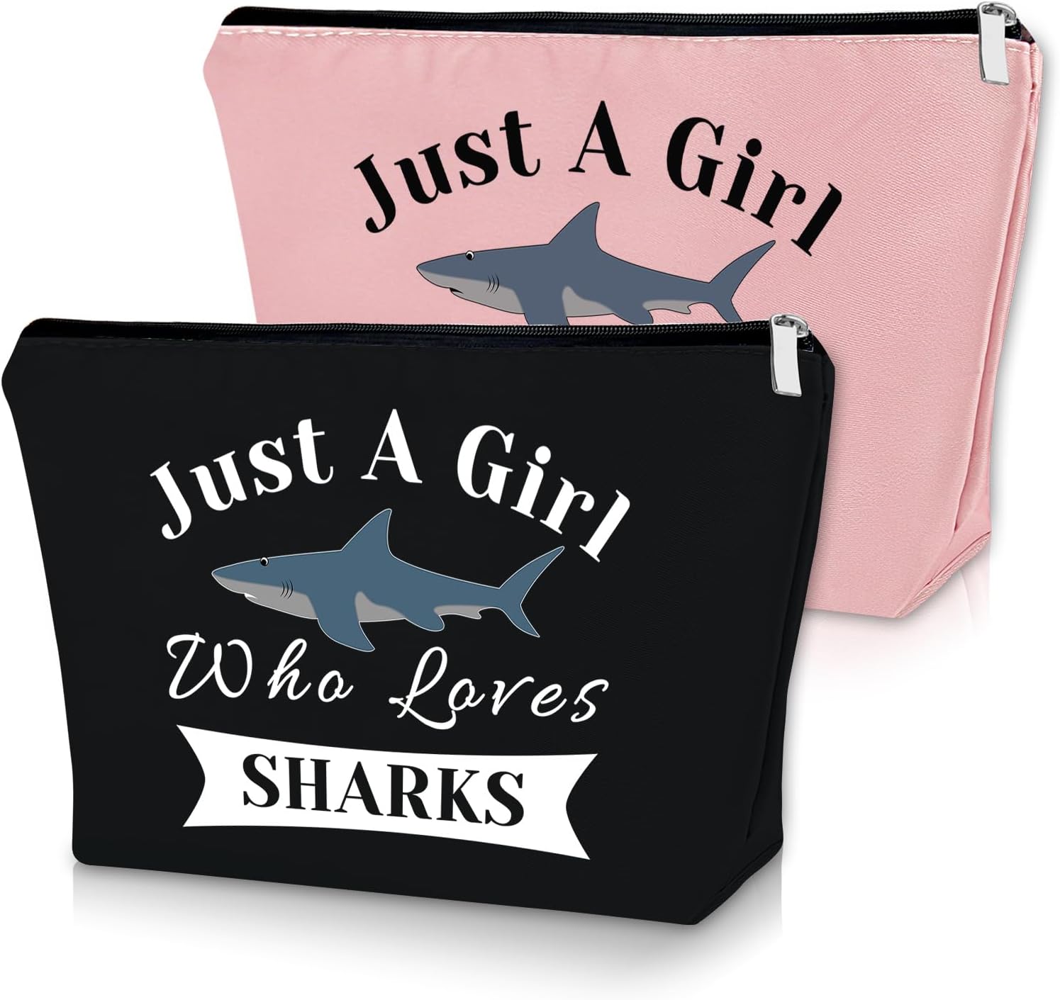 Amazon.com: 2PCS Shark Gifts for Shark Lovers Makeup Bag Sharks Week ...