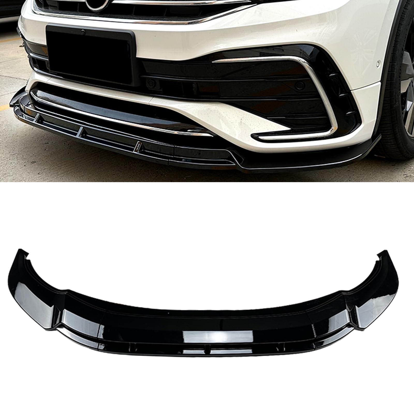 Snapklik.com : For Tiguan R Line 2021-2023 Glossy Black Carbon Fiber ...