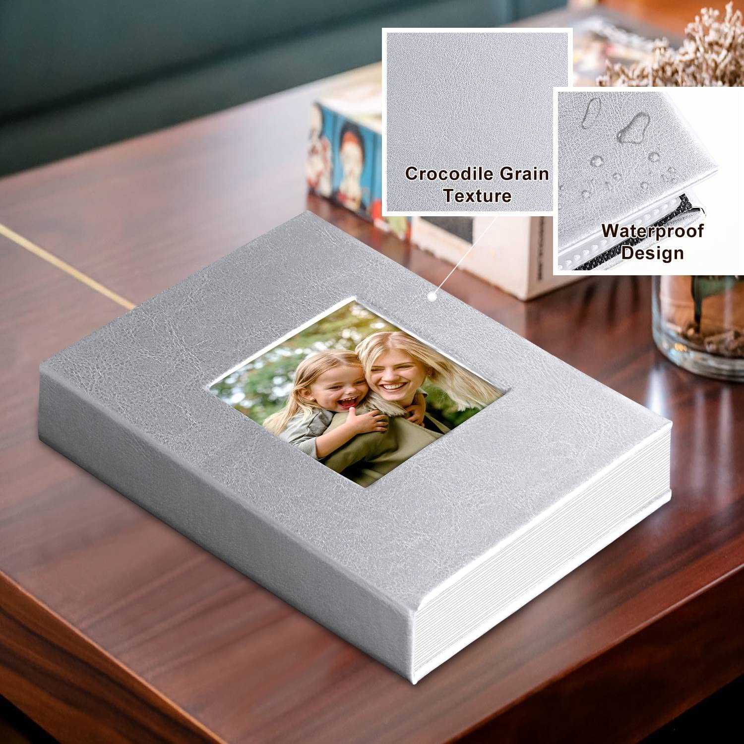 Snapklik.com : Photo Album 4x6 100 Pockets 2 Packs, Small Mini Capacity ...