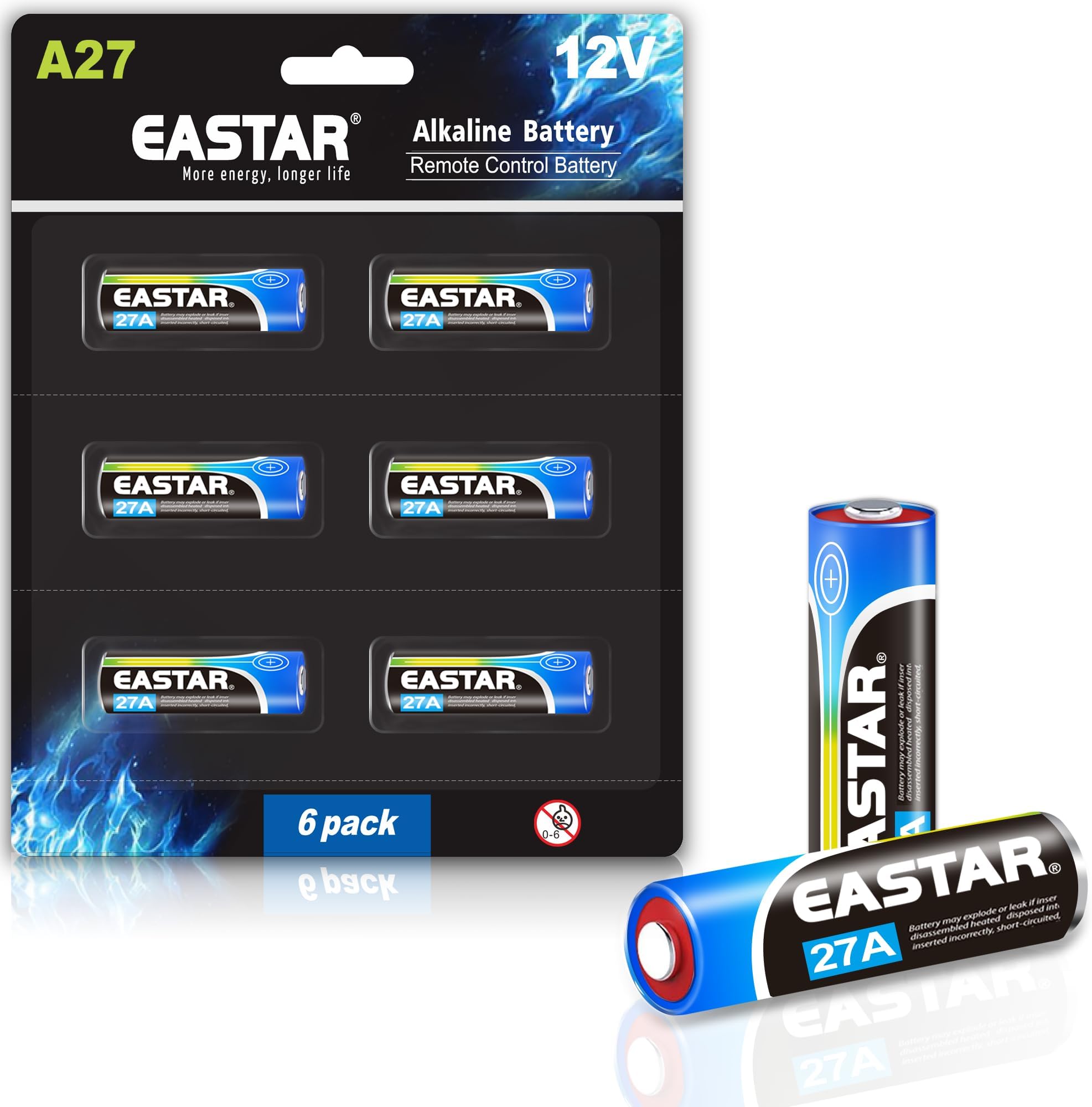 Amazon.com: Ceiling Fan Remote Control Battery 23A 12V Alkaline (5 Pack ...