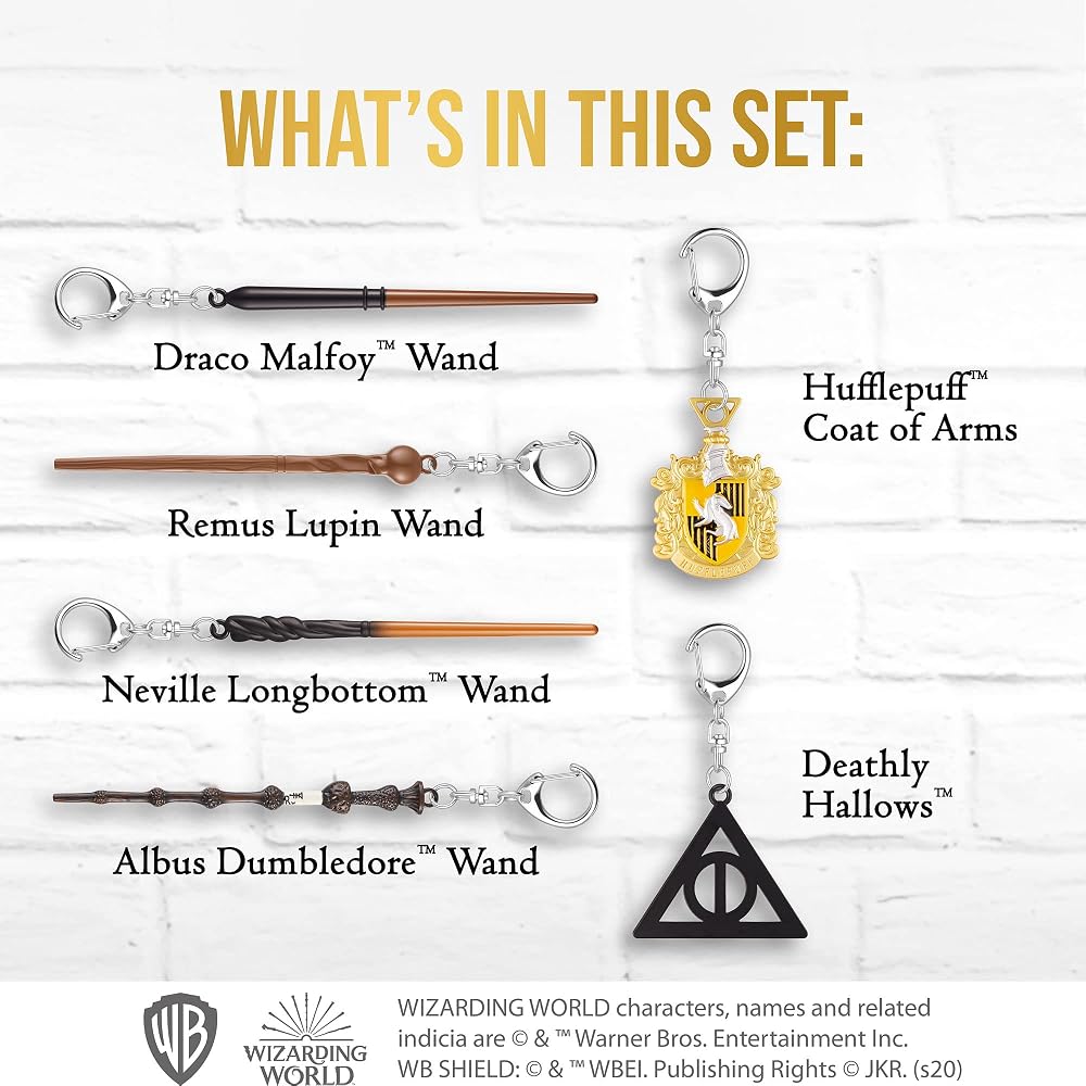 Harry Potter Keychains 6 Pc. Set Includes Minerva Nepal | Ubuy