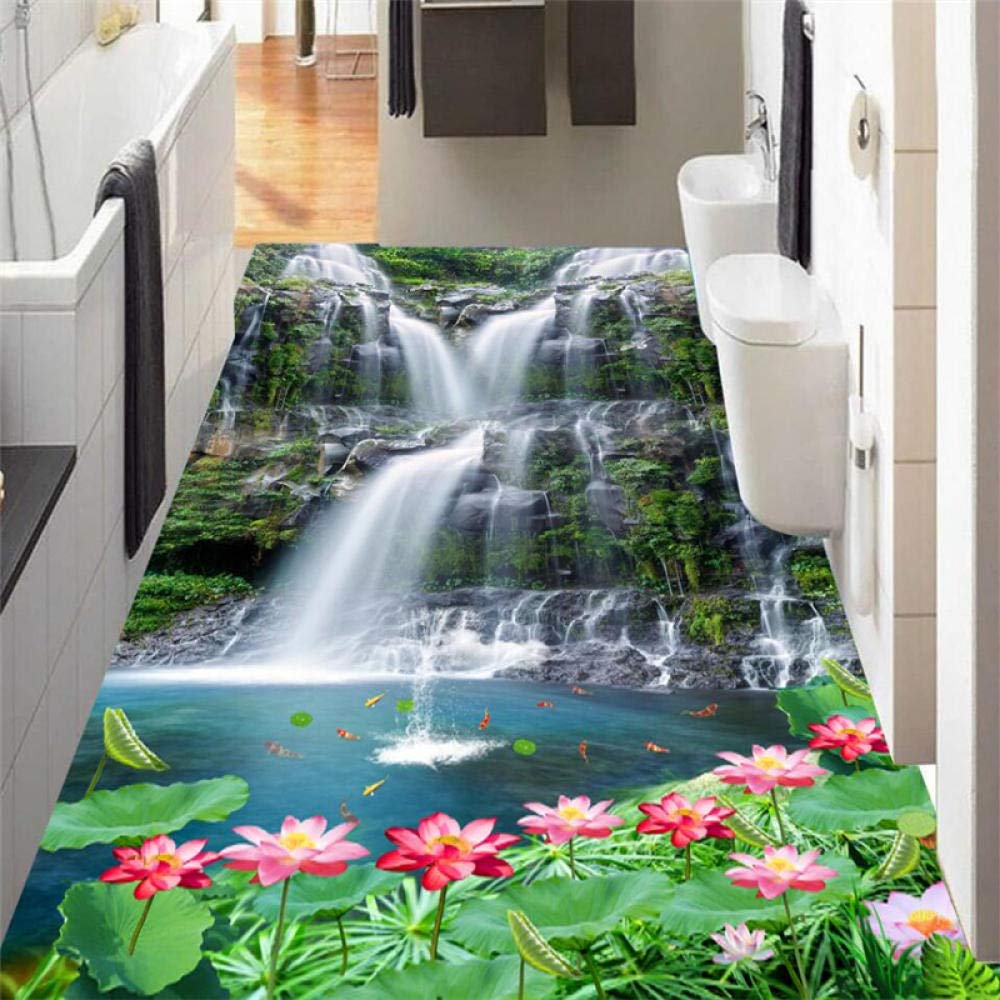 Bathroom Shower Waterfall Tiles Murals Waterfall Tile Mural Etsy