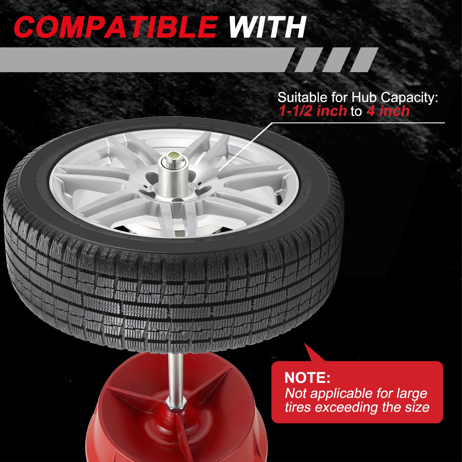 Snapklik.com : DASBET Portable Bubble Wheel Balancer Heavy Duty Tire ...