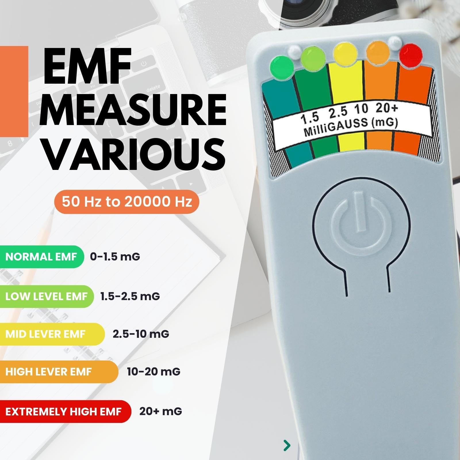 Snapklik.com : New Upgraded Blue Ghost Hunting Equipment EMF Meter ...