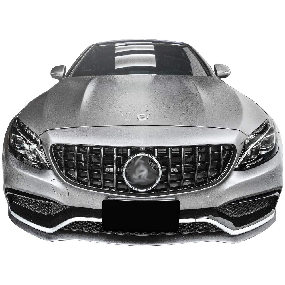 Hood Grille Front Grill Compatible For Mercedes Benz C Class C200 C250 ...