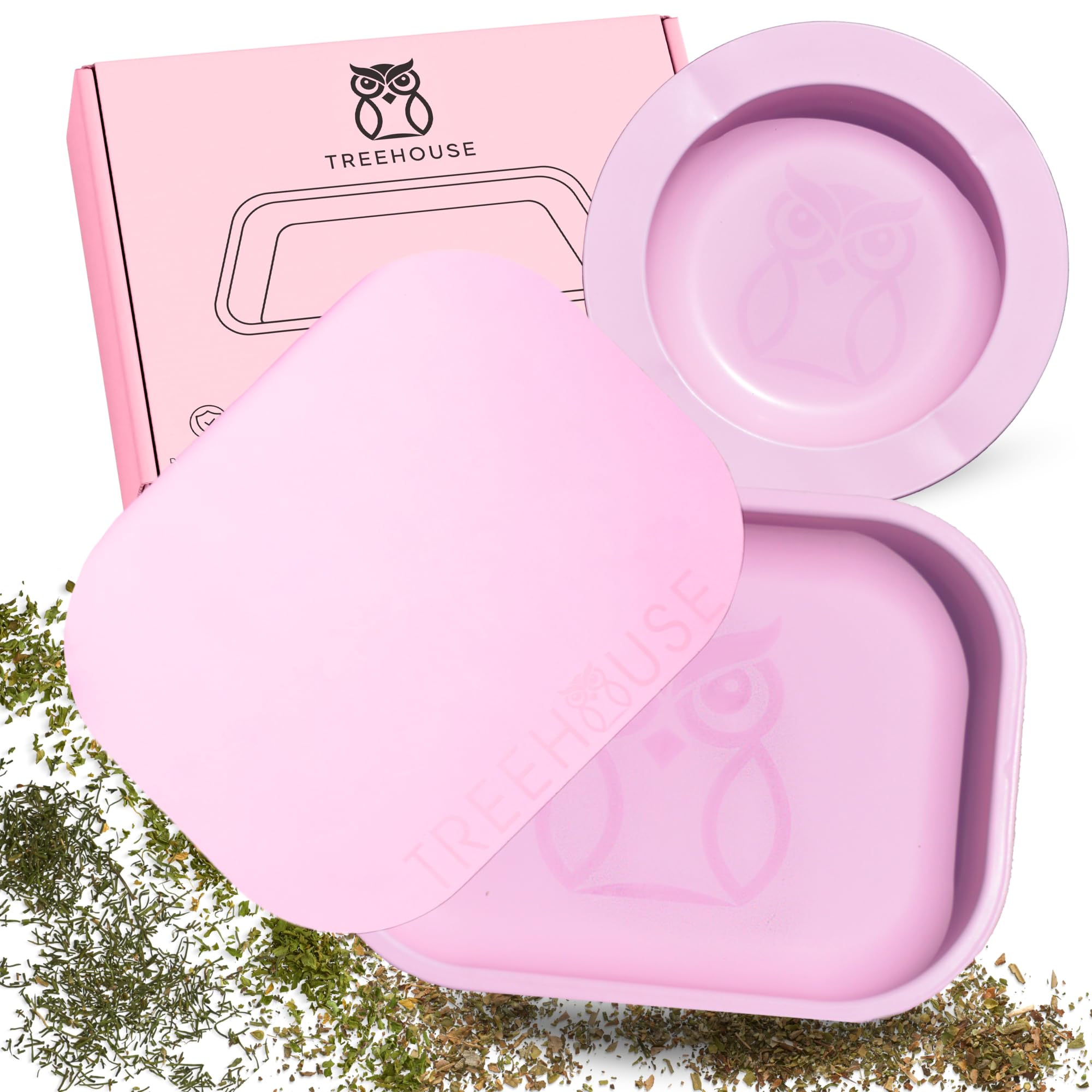 Amazon.com: Pink Rolling Tray with Magnetic Lid for Home Storage or ...
