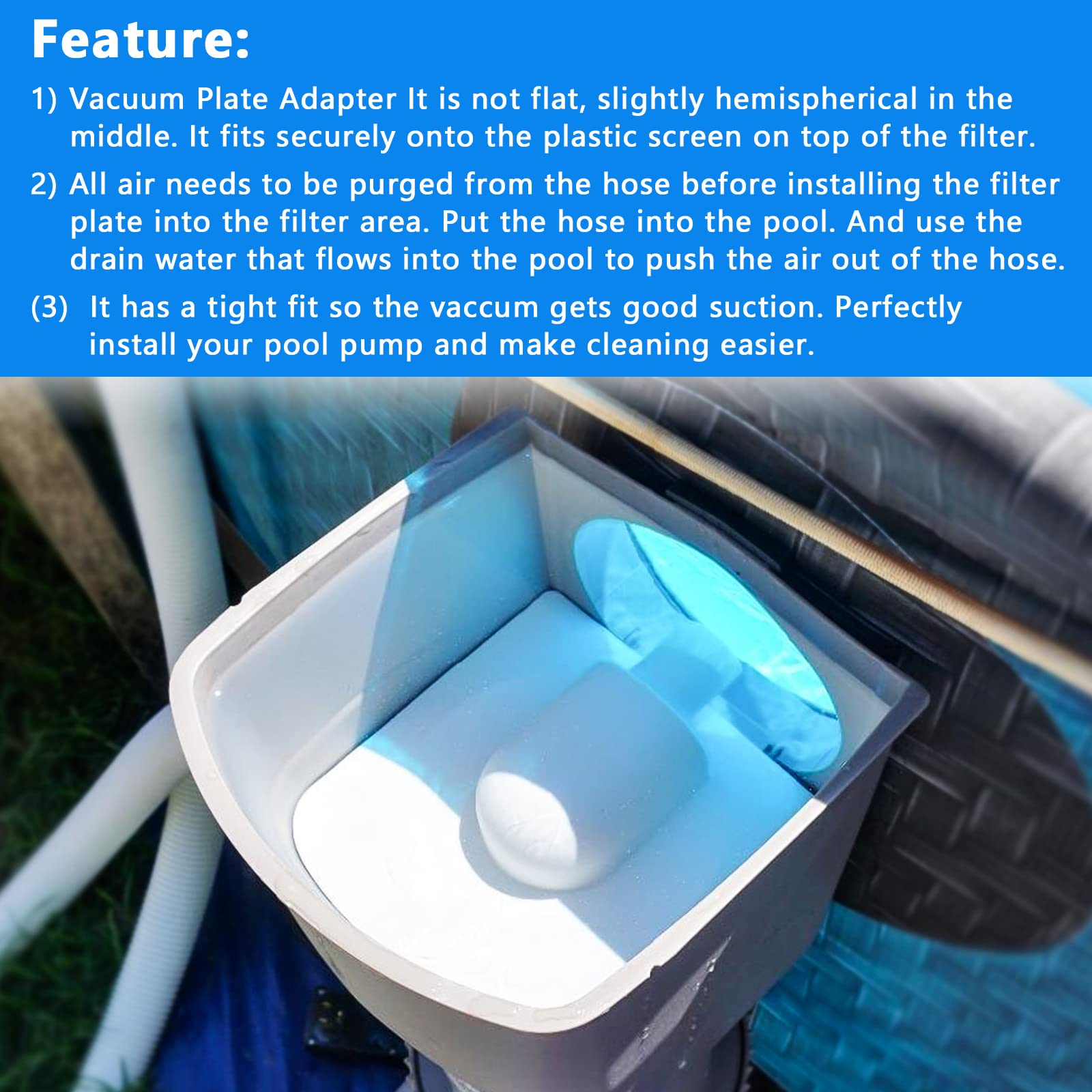 Snapklik.com : SFX Pool Vacuum Plate Adapter - For Summer Waves ...