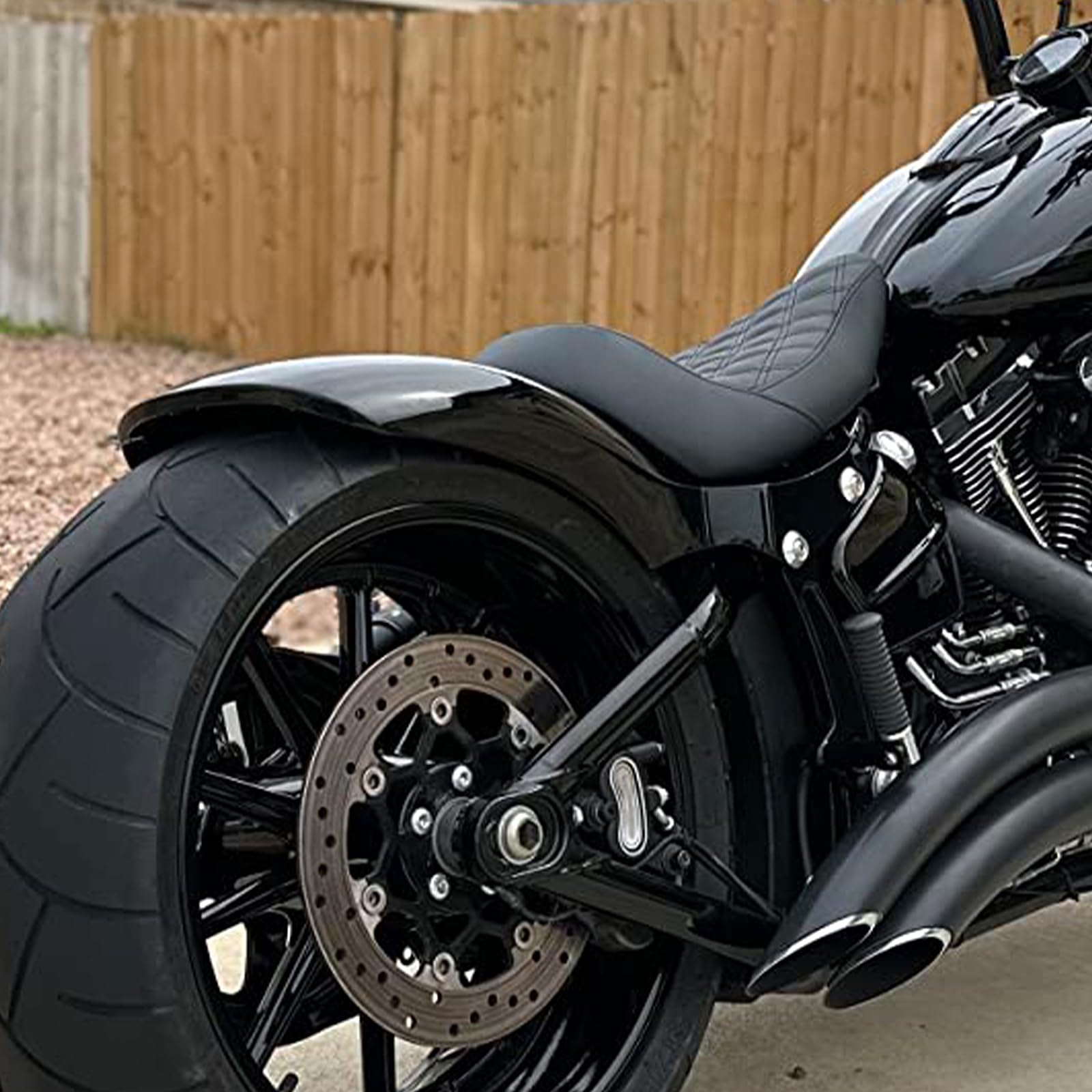 Harley Davidson Custom Motorcycle Fenders Mid USA 22455 Steel 5.5