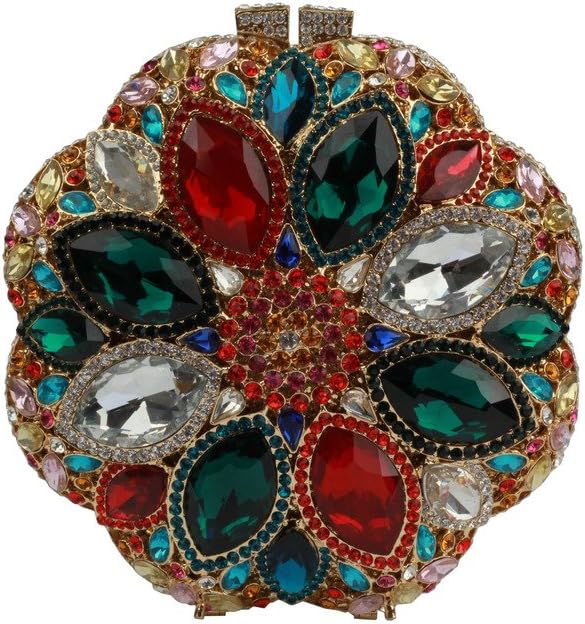 YILONGSHENG Ladies Crystal Party Bags EB0834 Multicolor: Handbags ...