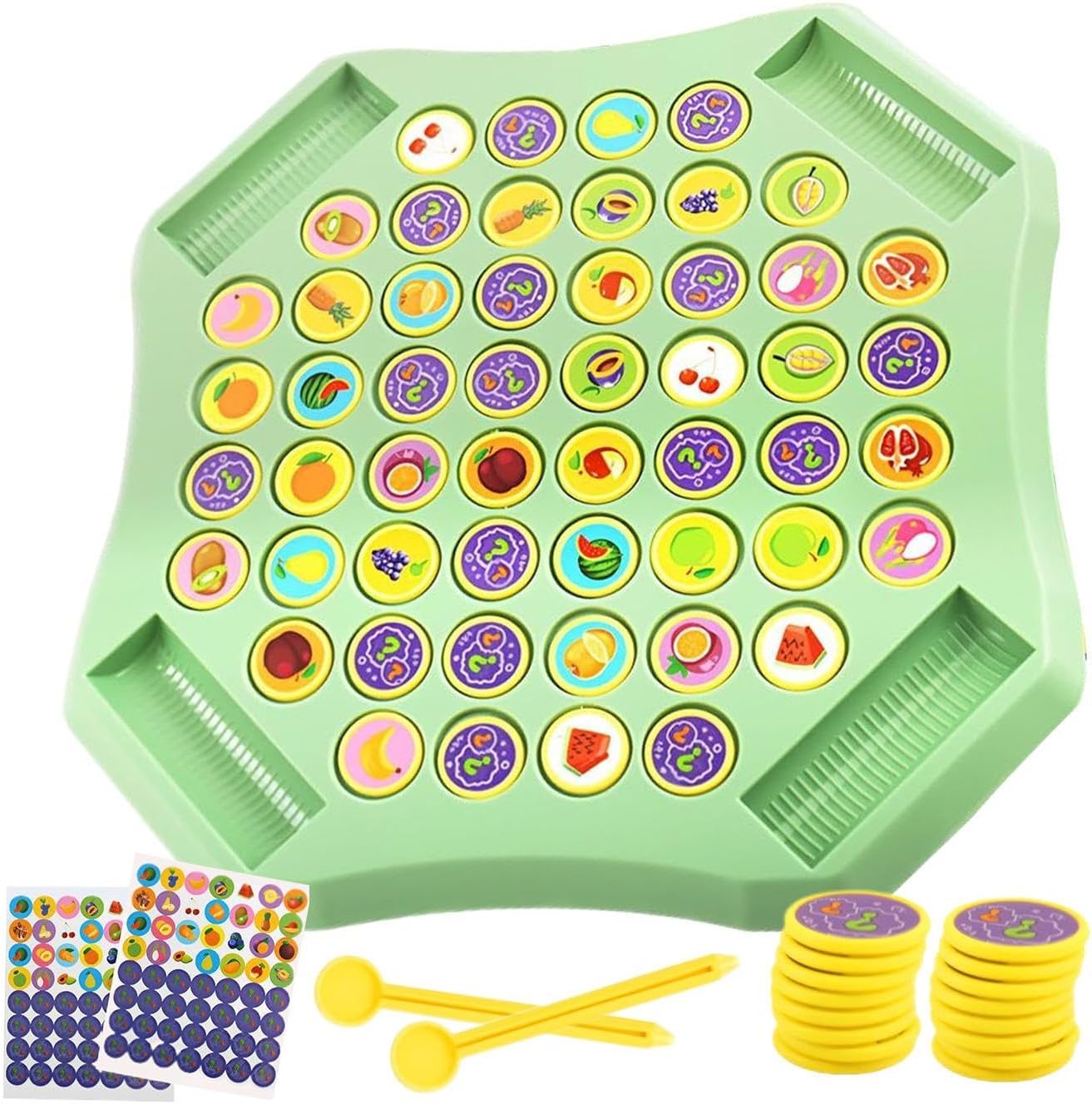 Jeu d'échecs de mémoire - Cartes mémoire des fruits pour les ...