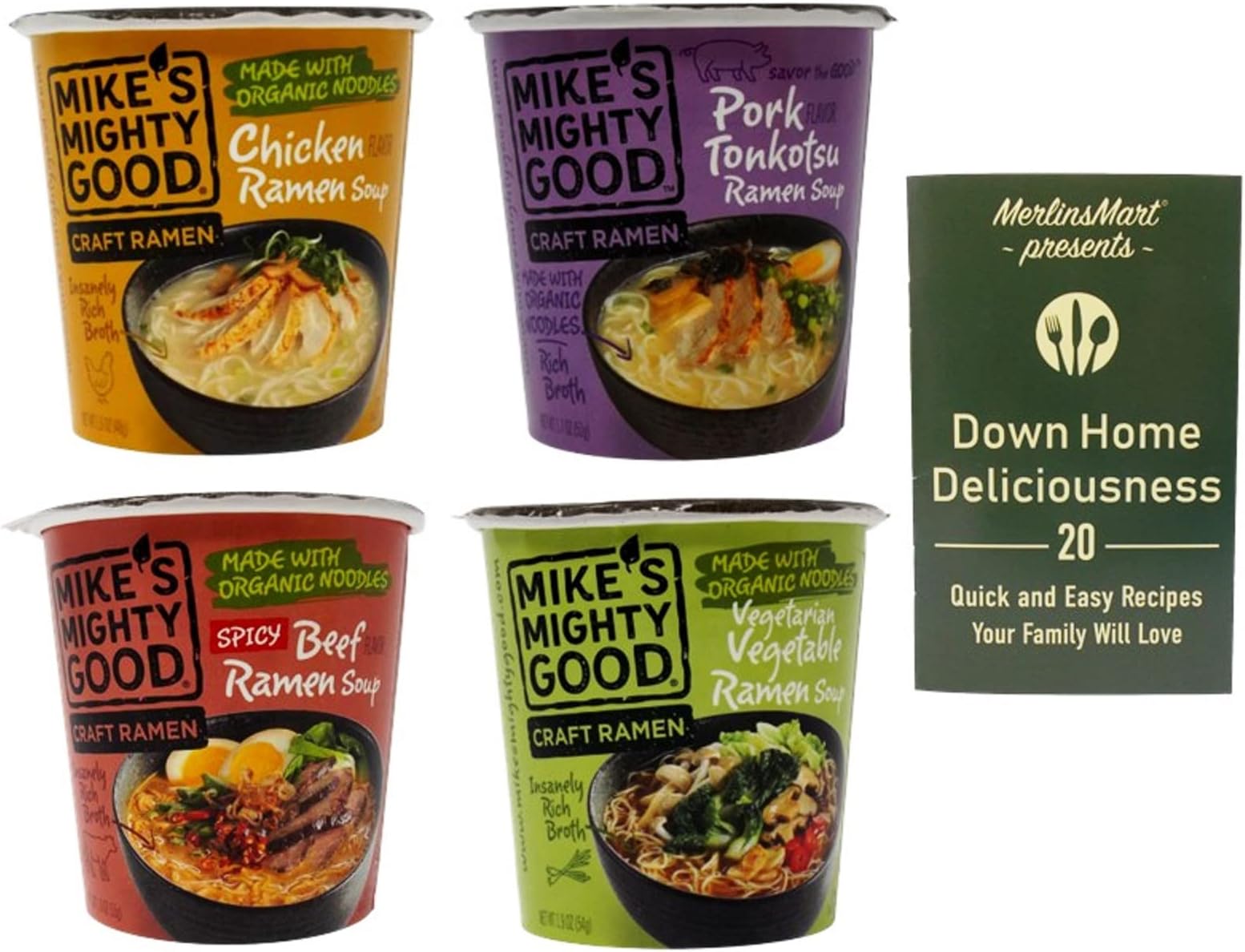 Amazon.com : Mike's Mighty Good Ramen Chicken Soup - Chicken Noodle ...