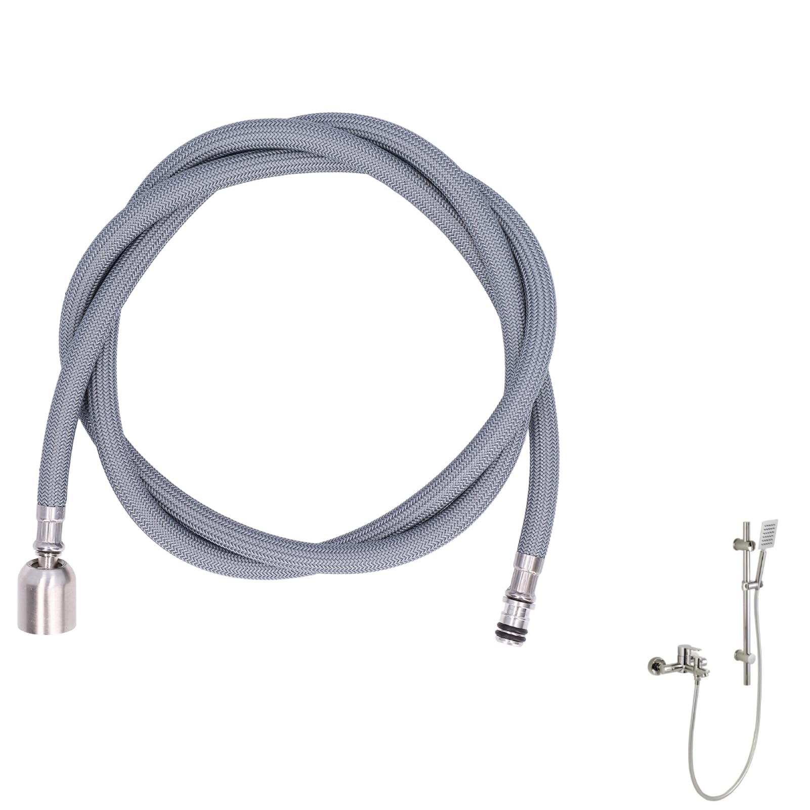 Kitchen Faucet Hose Replacement, G1/2 1.5m Pull down Faucet Hose Pull ...