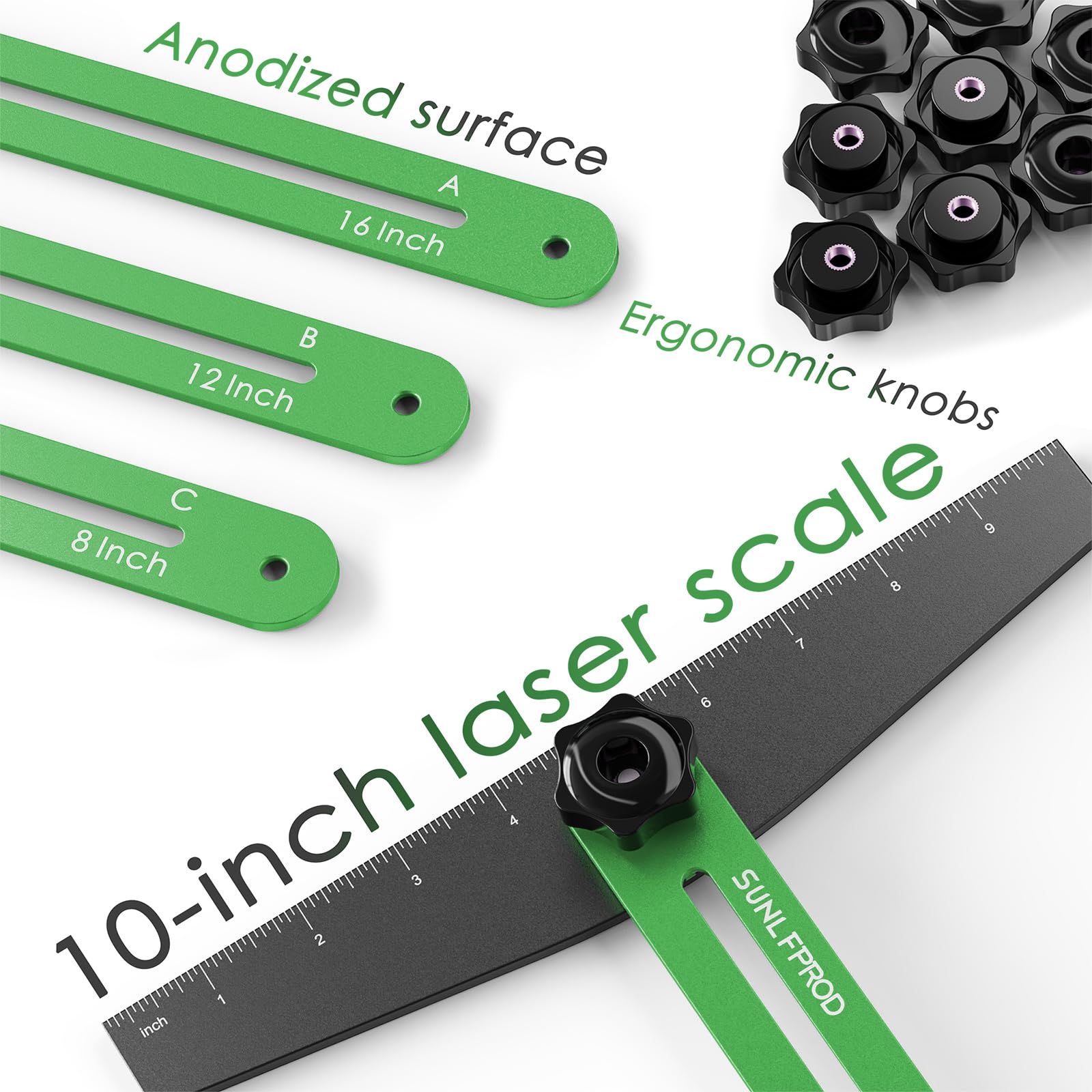 Snapklik.com : SUNLFPROD Stair Tread Template Tool - Solid Stair Tread ...