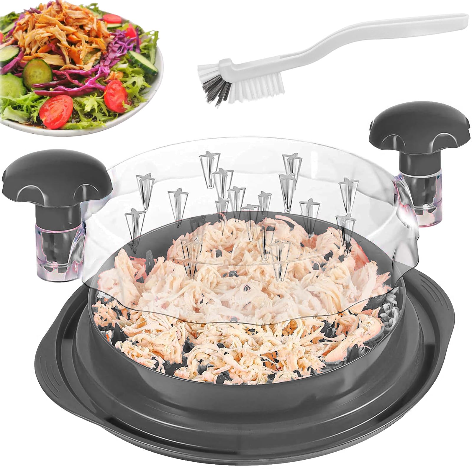 Amazon.com: Chicken Shredder Tool Twist Large, Meat Shredder Twist ...