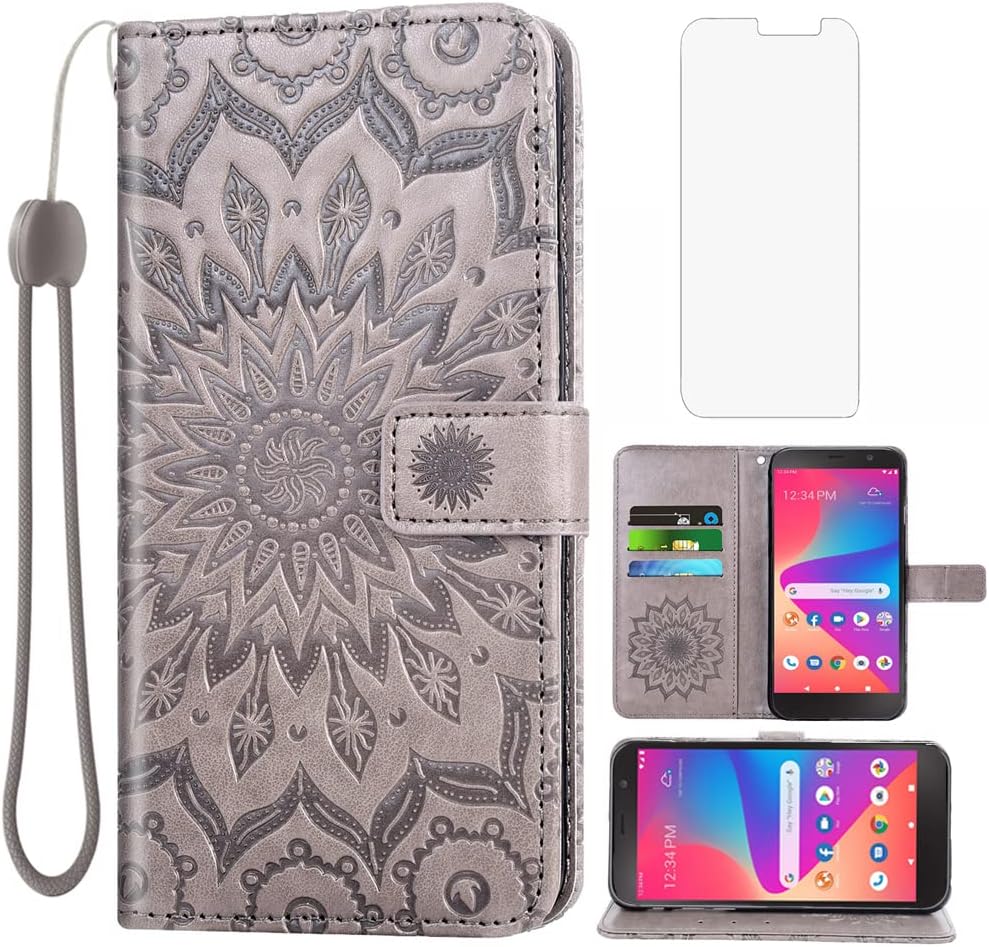 Amazon.com: Asuwish Phone Case for Tracfone BLU View 2 B130DL B131DL ...