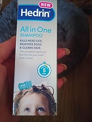 Hedrin Head Lice Shampoo & Comb Kit, Kills Head Lice & Eggs in 5 ...
