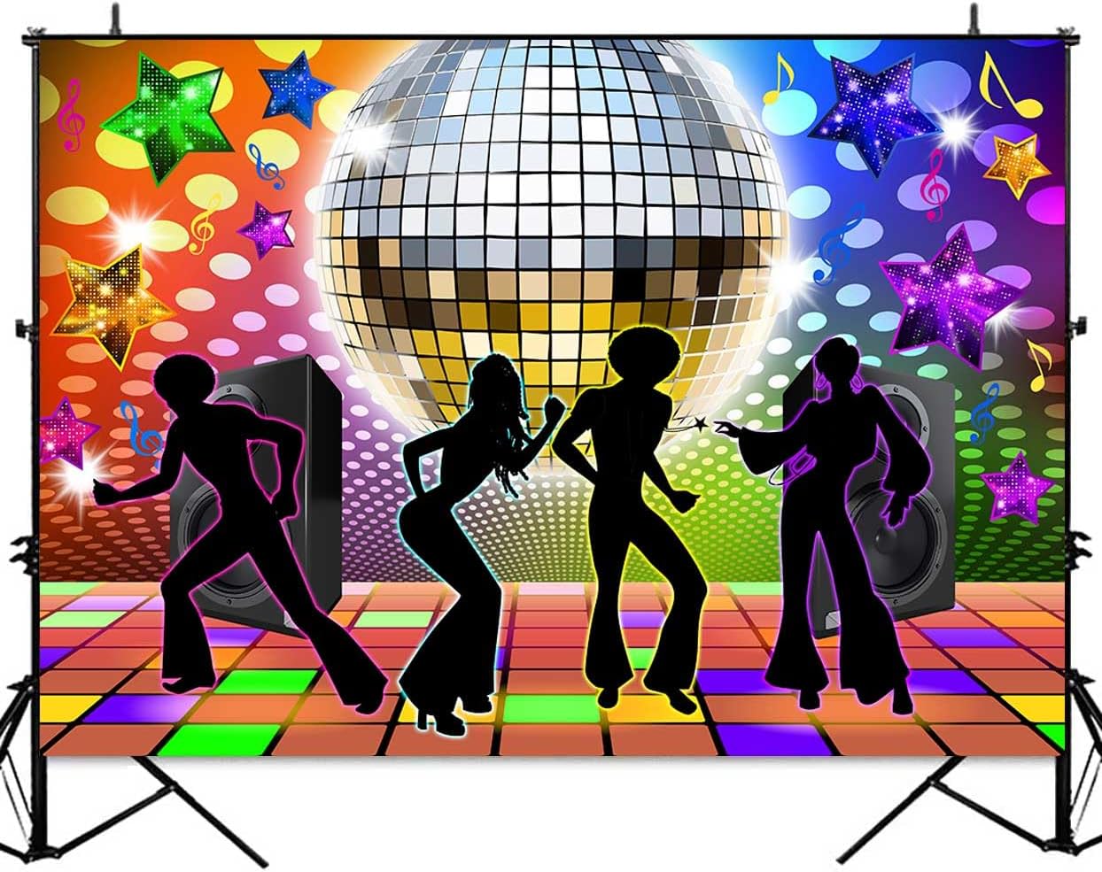 Sensfun Retro Disco Party Backdrop Back to 70s 80s Philippines | Ubuy
