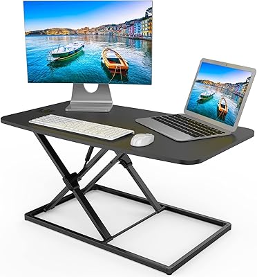 FLEXISPOT 28 inch Standing Desk Converter | Height Adjustable Stand Up ...