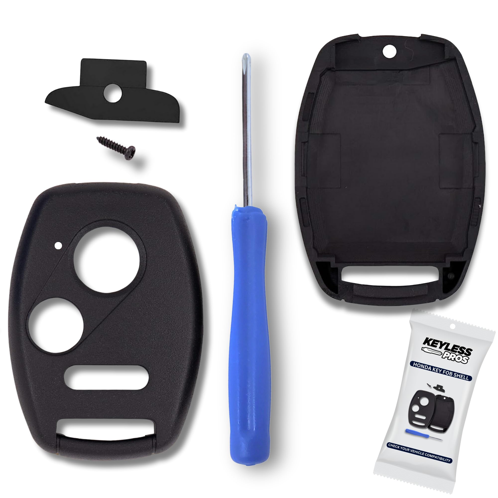 Amazon.com: KeylessPros 3-BTN Cover Case Keyless Entry Remote Key Fob ...