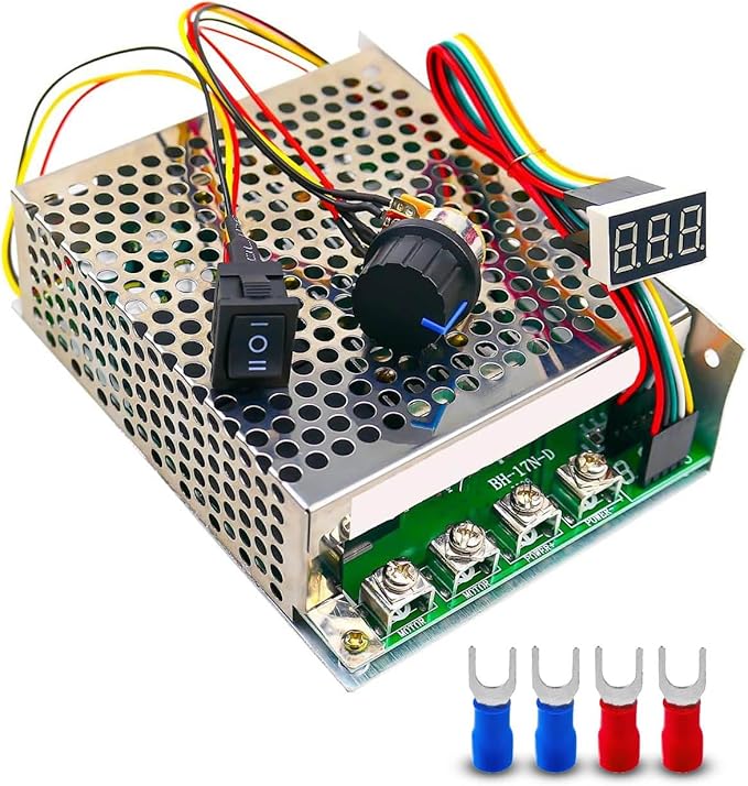 PWM DC Motor Speed Controller, DC 10-55V Continuous Current 40A Max ...