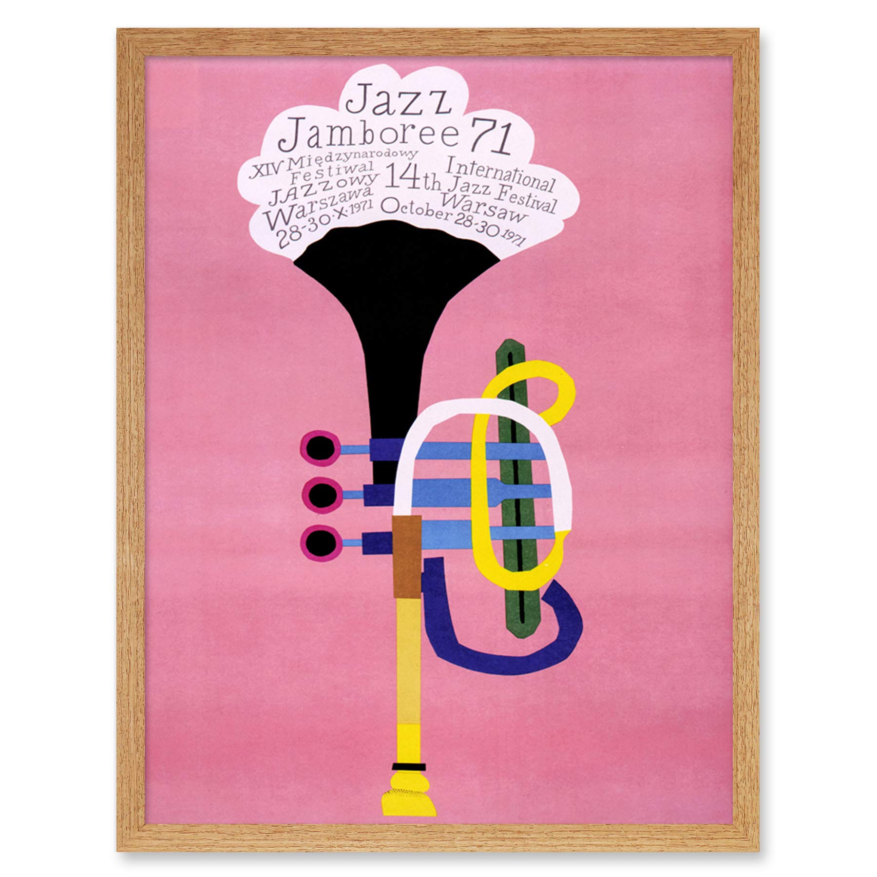 Trumpet Art Abstract Man Playing A Trumpet Art Print By Creative