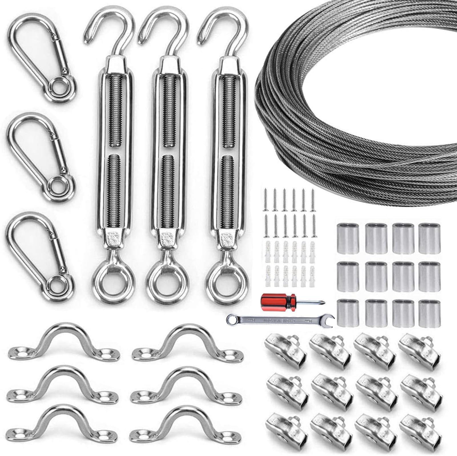 Amazon.com: Ruiguang String Light Hanging Suspension Kit,Outdoor Light ...