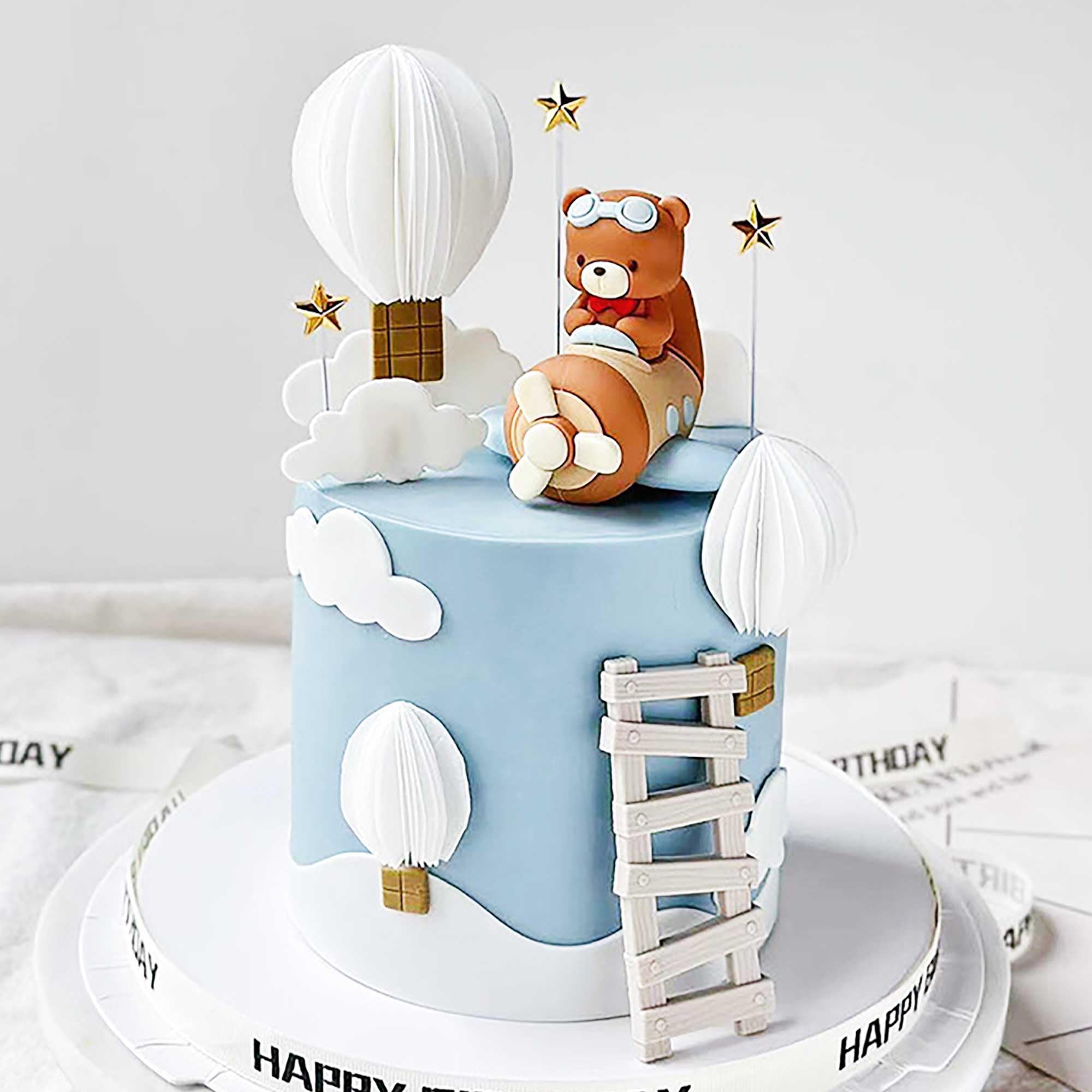 Snapklik.com : LaVenty Airplane Cake Topper - Plane Cake Decorations ...
