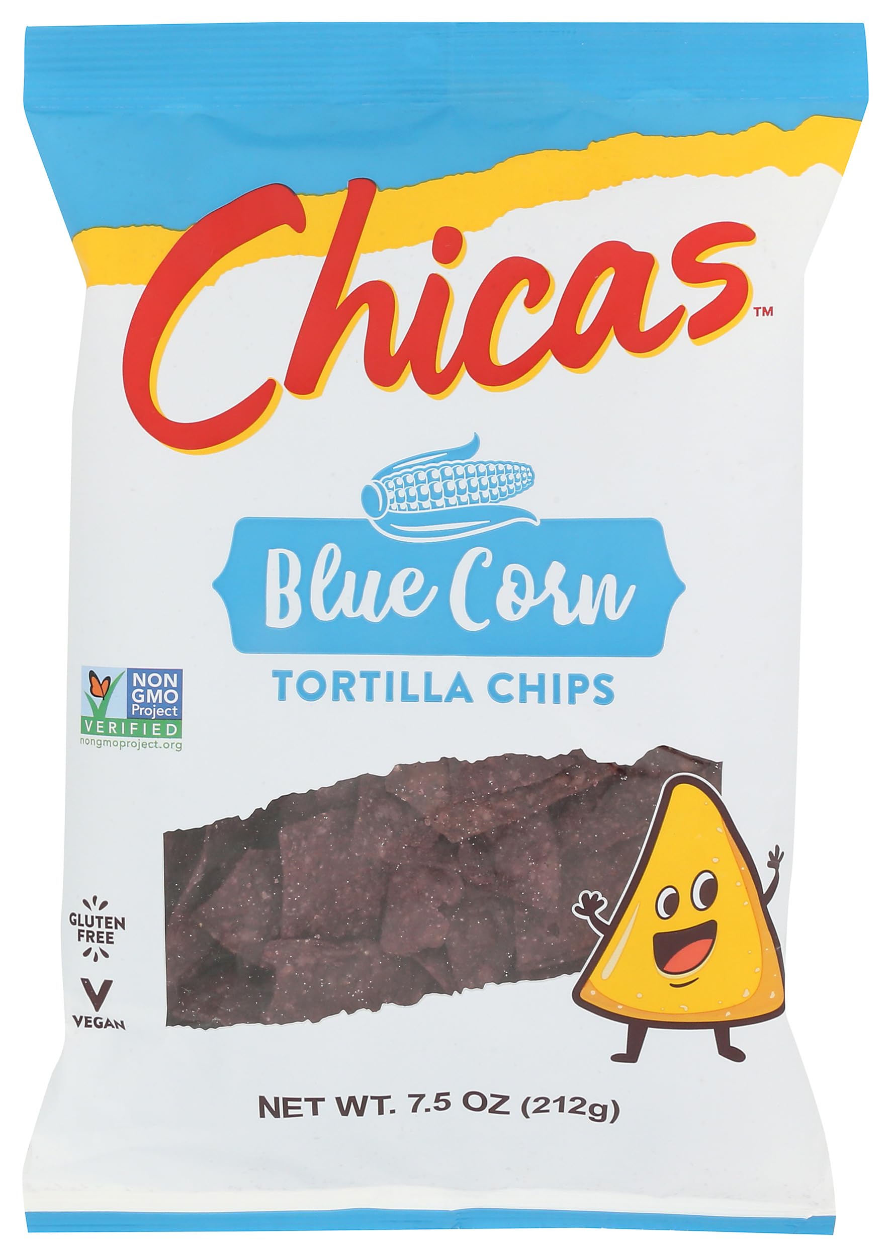 Chicas Blue Corn Tortilla Chips, 7.5 OZ - EXP MAY 02 2024 for sale ...
