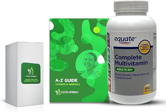Amazon.com: Equate Adults 50+ Complete Multivitamin/Multimineral ...