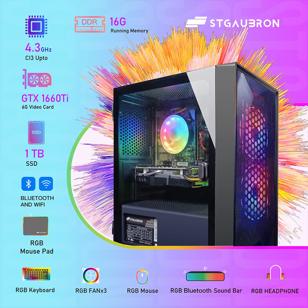 STGAubron Gaming Desktop PC,...B0BNBZZCZ1 | Encarguelo.com