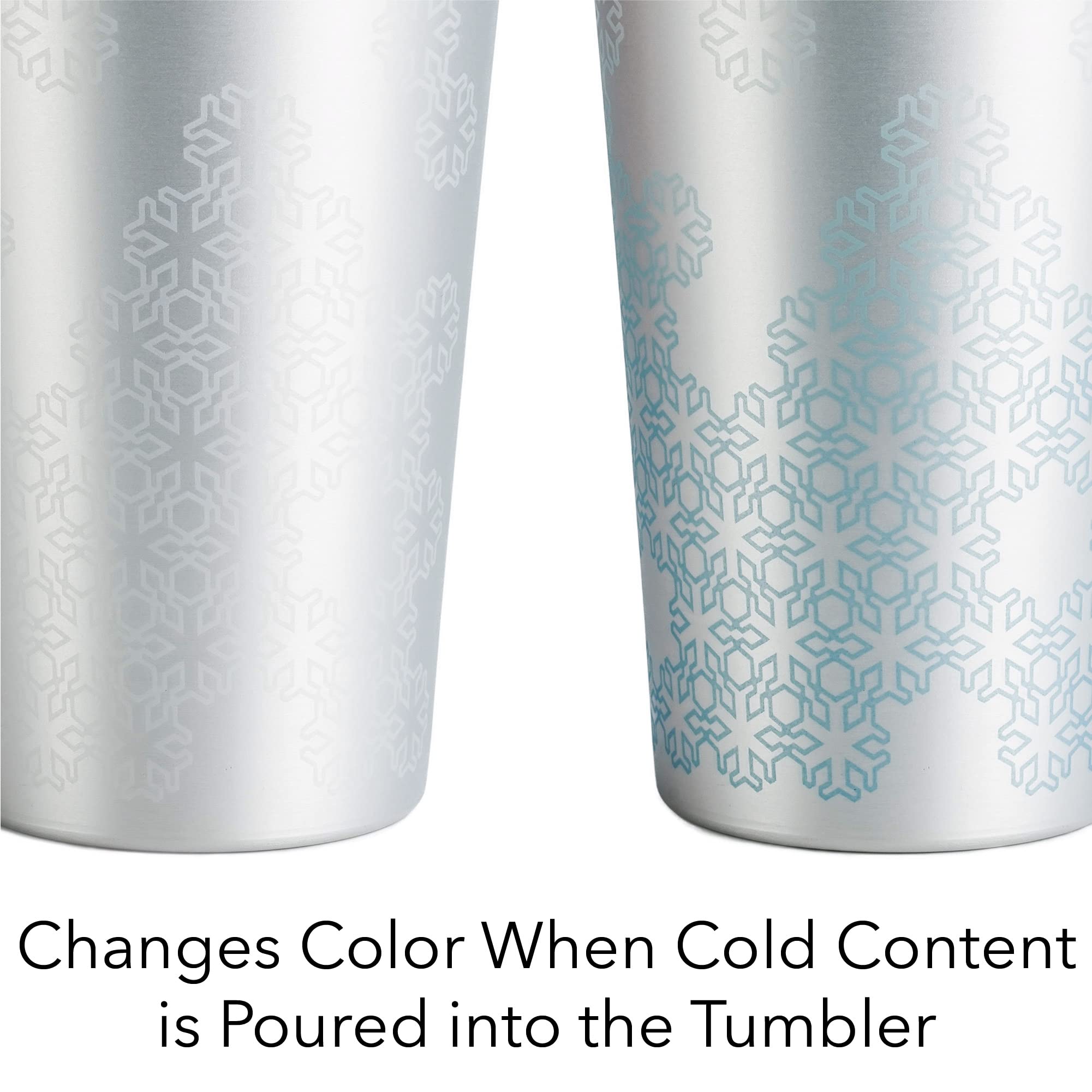 Snapklik.com : Aluminum Cups For Drinks, Metal Color-Changing Silver ...