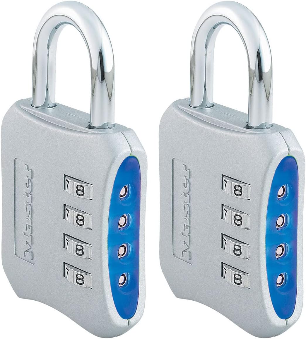 Master Lock 2075DAST Sphero Combination Lock, Light Blue, Red, Purple ...