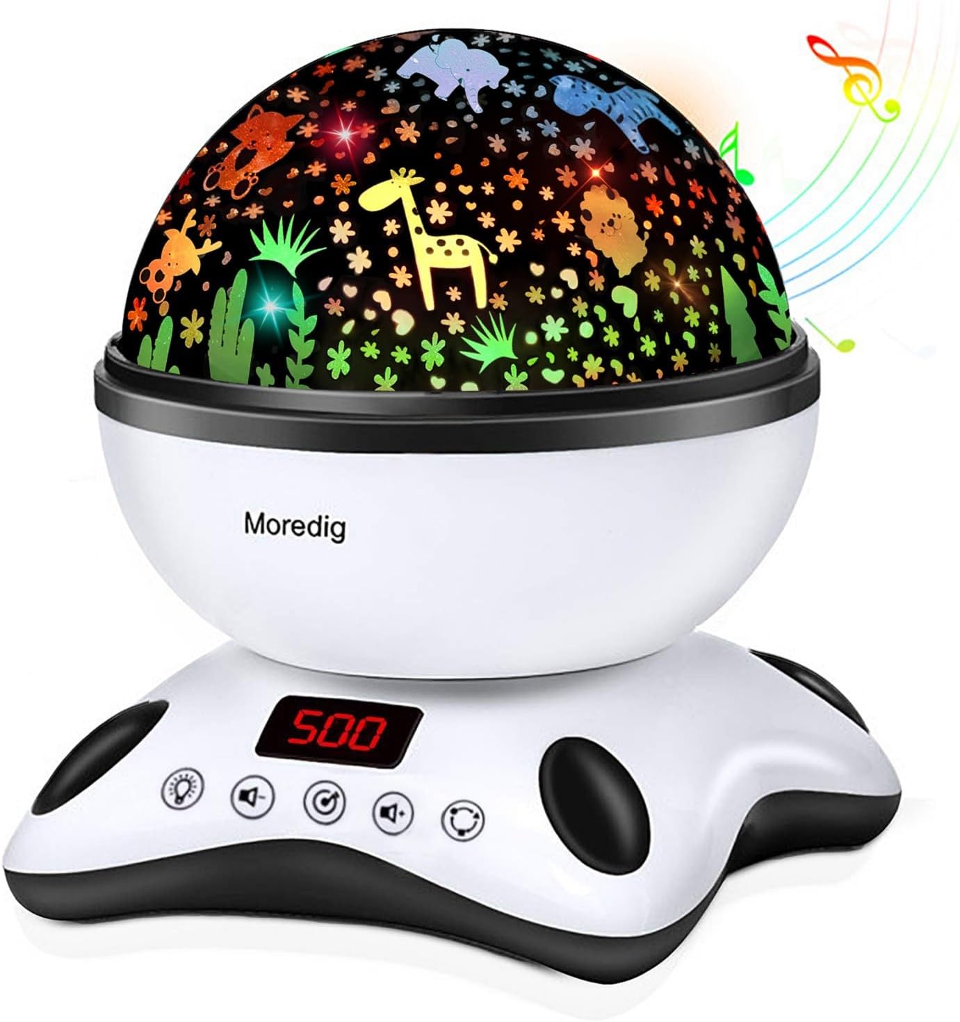 Amazon.com: Moredig Kids Night Light Projector, Remote Baby Night ...