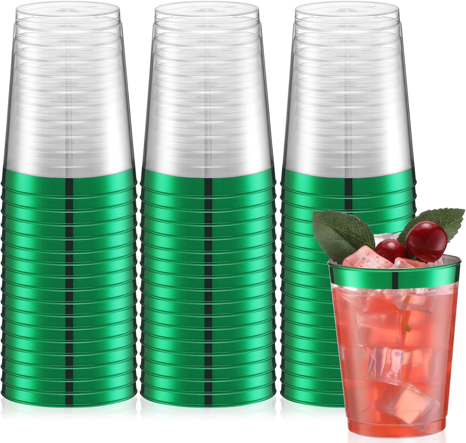 Amazon.com: Zappy Elegant Disposable Plastic Straight Wall Shooter ...