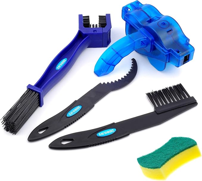 Amazon.com: BOBILIFE Bike Cleaner Tools, Chain and Gear Cleaning Brush Maintenance Kit for Bike ...