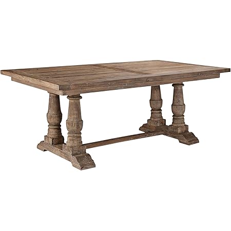 Amazon.com - Uttermost Stratford Salvaged Wood Dining Table, Brown - Tables