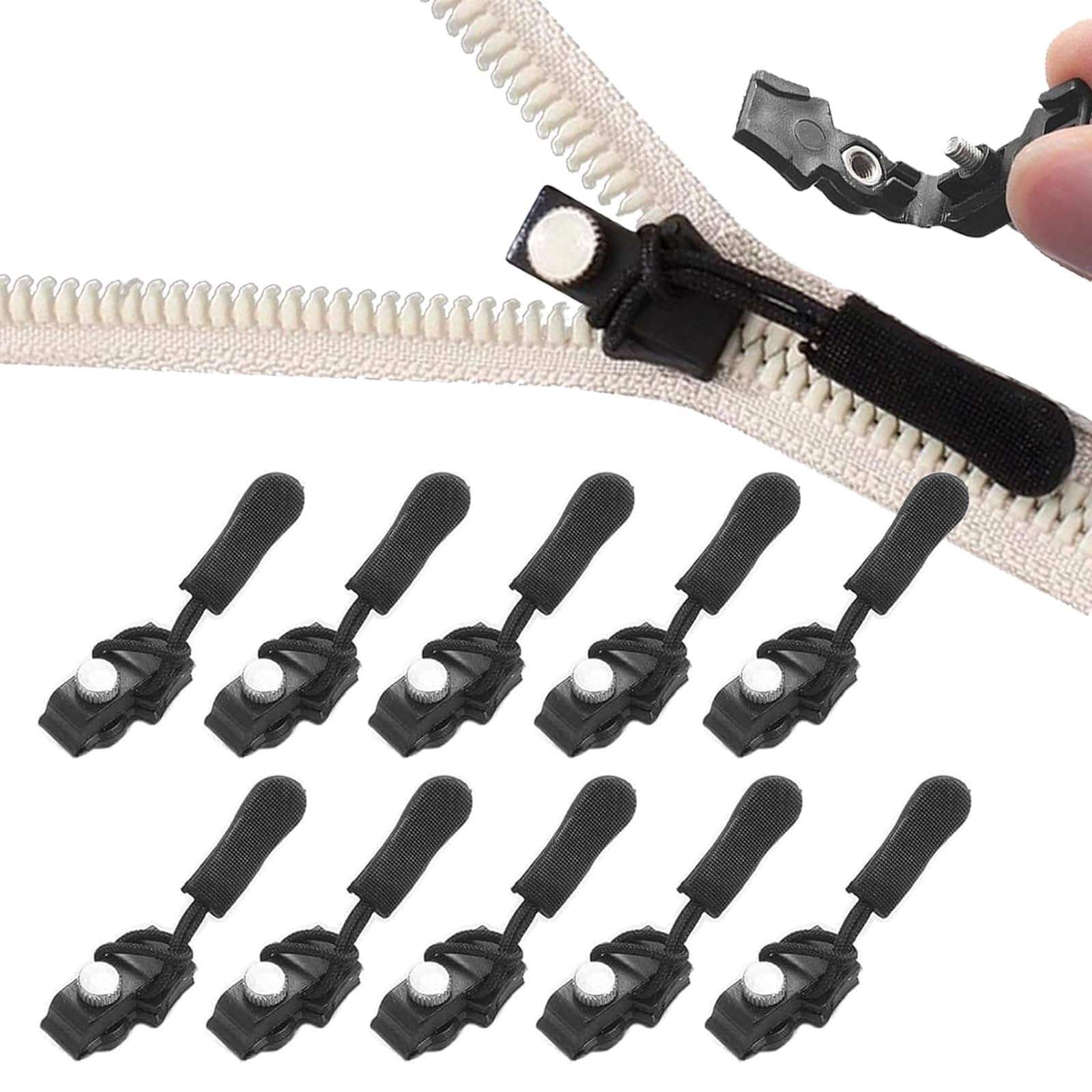 Amazon.com: Quick Release Zipper Head Replacement, Quick Release Zipper ...