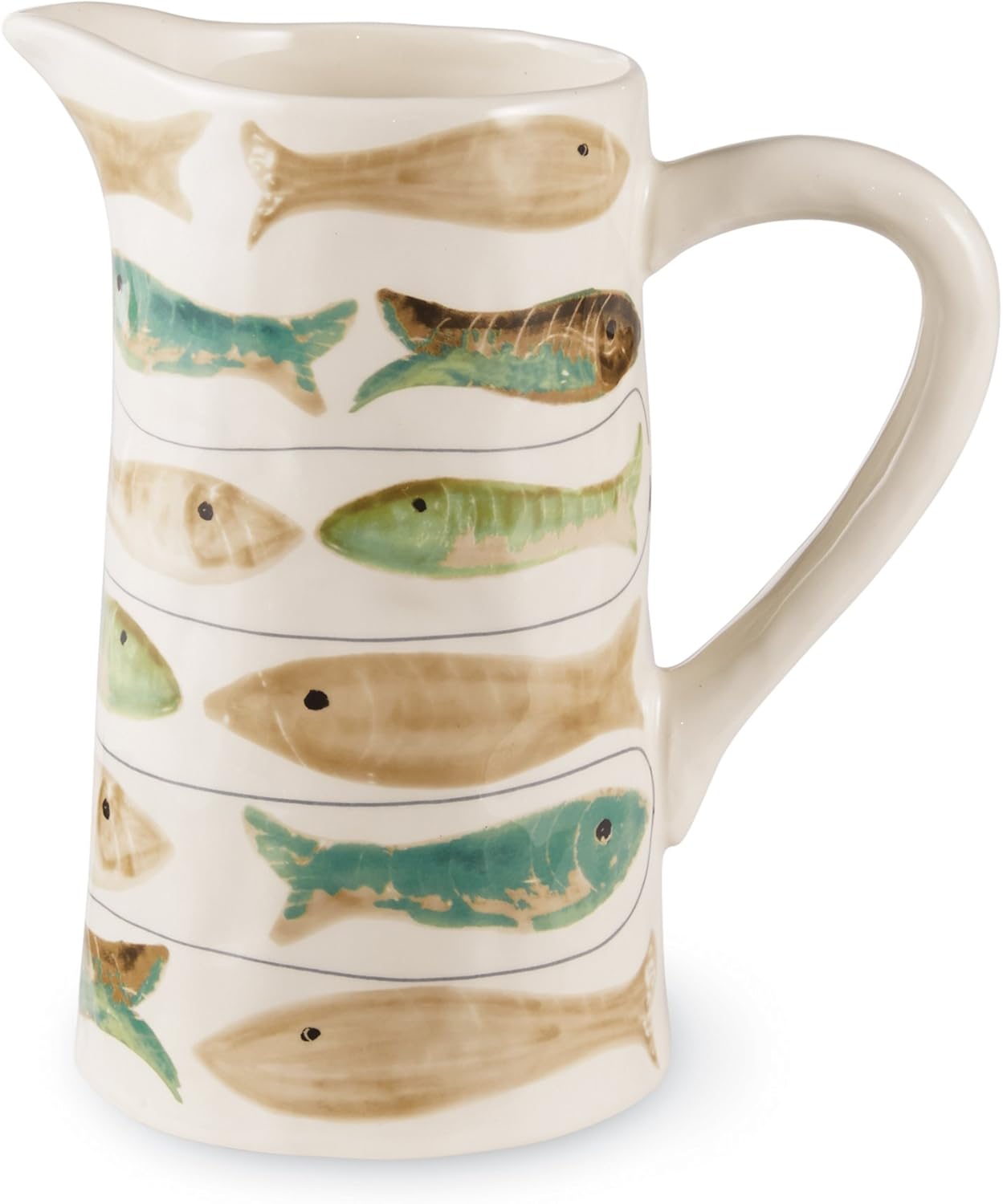 Amazon.com: Mud Pie Lake Pitcher, Multicolored : Home & Kitchen