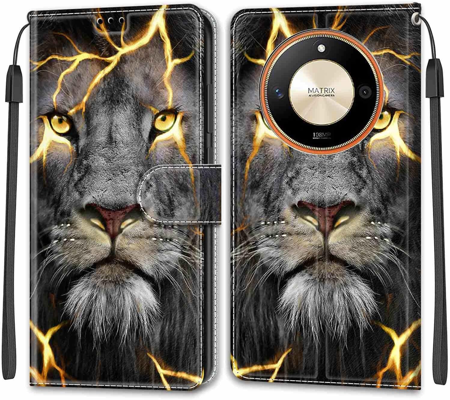 GAPlus For Honor Magic 6 Lite 5G Phone Case - Leather Flip Folio Cover ...