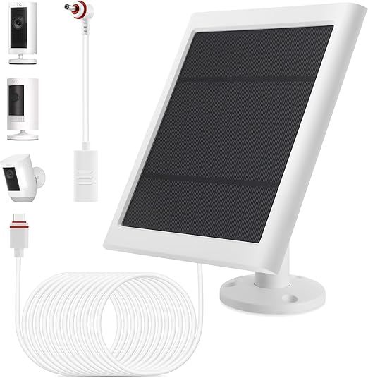 Amazon.com : 1 Pack - Solar Panel for Ring Camera, Compatible with Ring ...