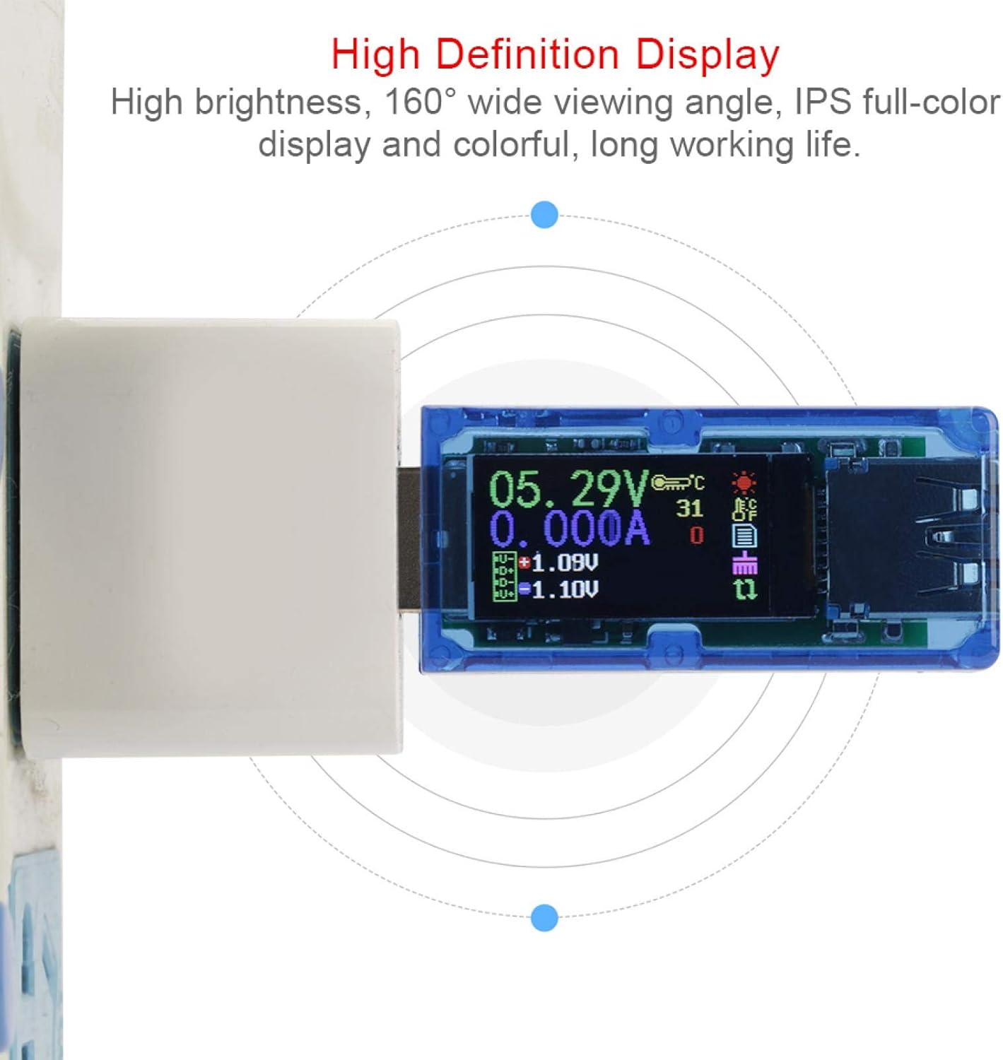 Akozon AT34 USB 3.0 Color Display USB Tester Instruction Manual