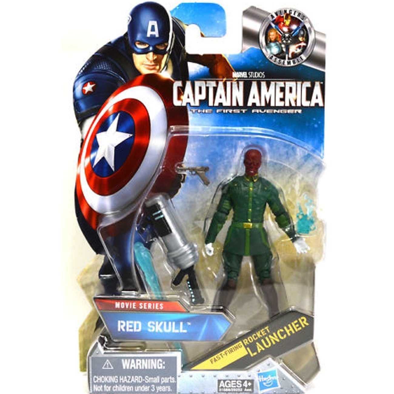 Amazon.com: Hasbro Captain America Movie 4 Inch Series 1 Action Figure ...